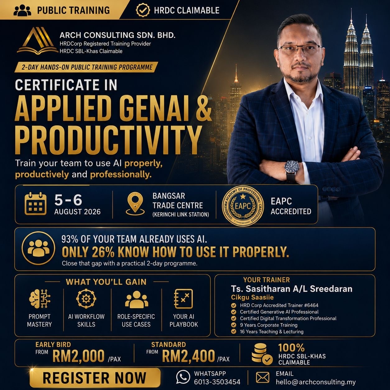 Arch Consulting Sdn Bhd Malaysia | HRDC-Claimable Training, Team ...